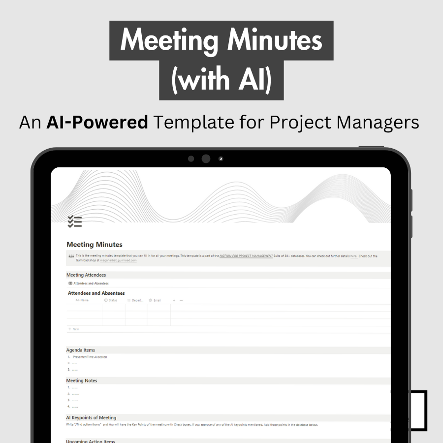 Meeting Minutes with Notion - CreateDigitalTools