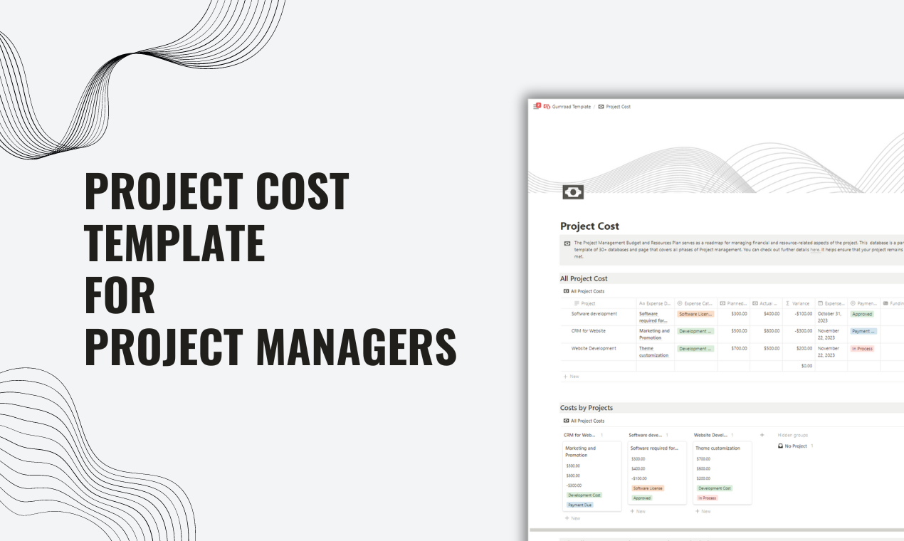 Project Cost Template - CreateDigitalTools